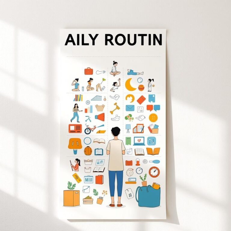 10 Best Daily Routines Poster Designs to Stay Organized
